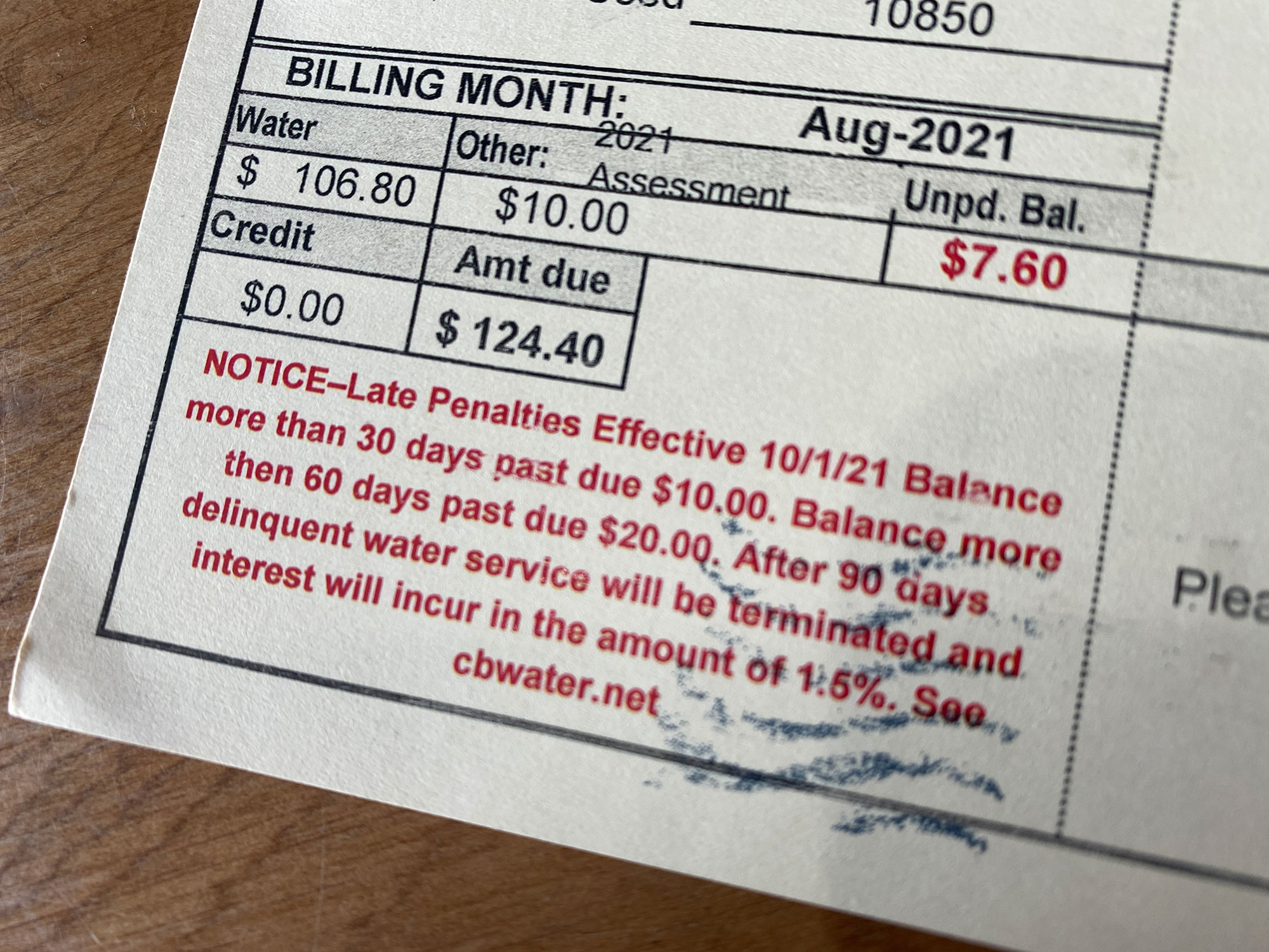 NOTICE – New Late Fee Penalties Effective October 1, 2021 | Clarks ...